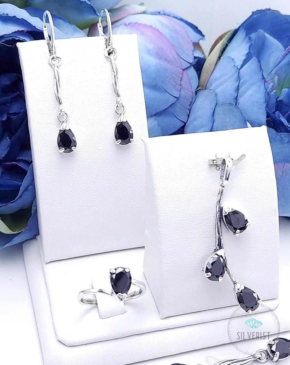 Black drop set - SilveristUK